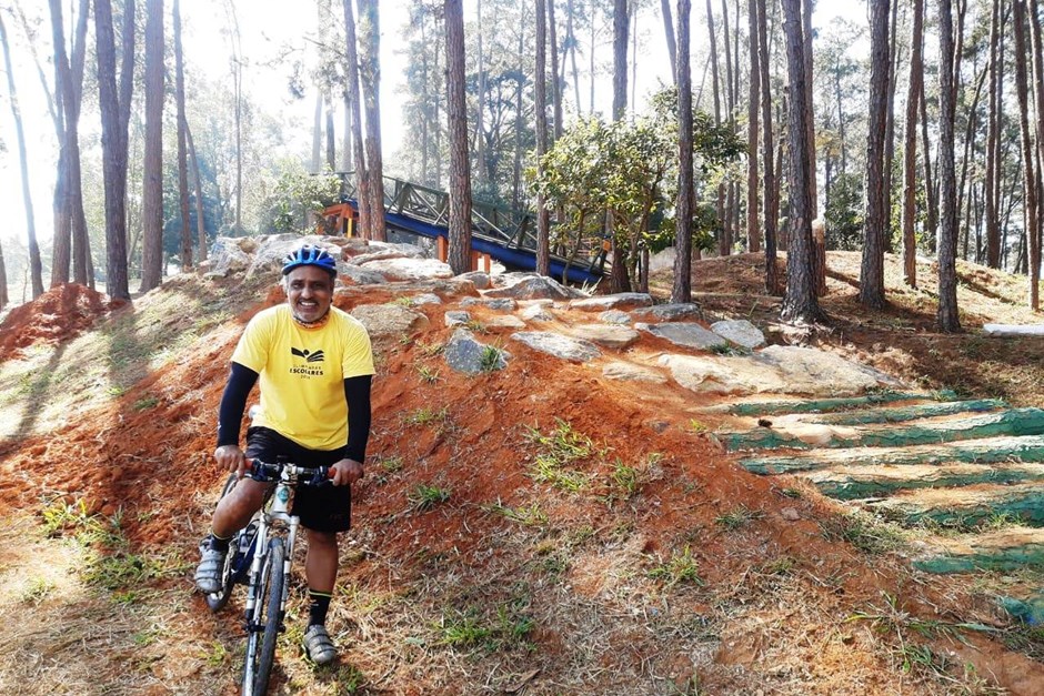 Dirigente da federação aprova pista de mountain bike do Parque Alberto ...
