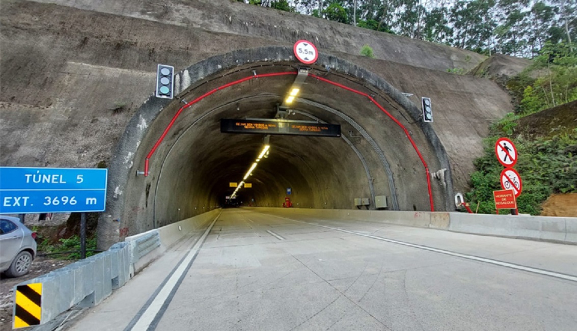 Tamoios iniciará obra de manutenção nos túneis da Serra Nova
